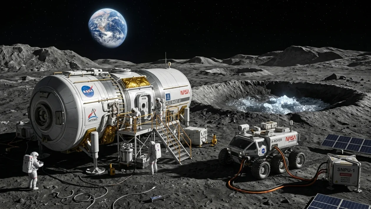 NASA Lunar Base: How We're Conquering the South Pole, The 3-Phase ...